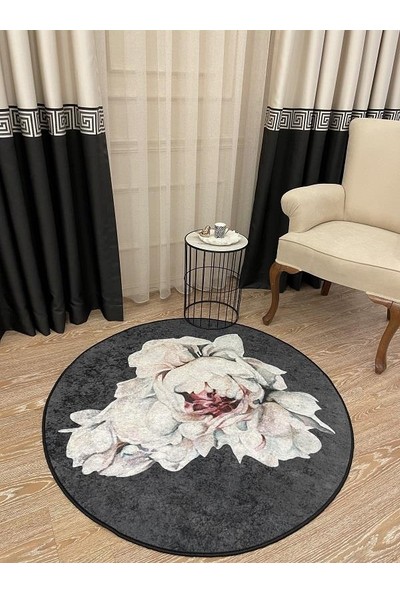 Brillant Uniflora Model Lateks Kaymaz Taban Yuvarlak Moden Halı Brillant Uniflora Model Lateks Kaymaz Taban Yuvarlak Moden Halı