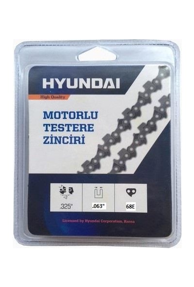 Hyundai 3,25/34 1,6 mm Diş Paket Zincir