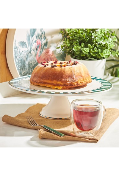 Karaca Aries Yeşil Kek Servis Tabağı Karaca Aries Yeşil Kek Servis Tabağı