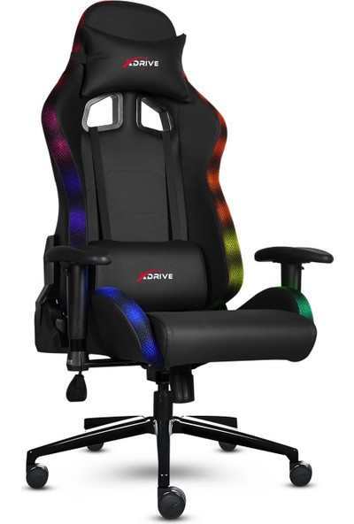 Xdrive 15'li Rgb Işıklı Profesyonel Oyuncu Koltuğu Siyah/siyah