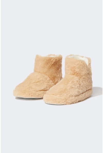 DeFacto Kadın Pelüş Panduf Ev Botu X4389AZ21WN