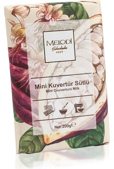 Melodi Mini Kuvertür Sütlü 200 gr