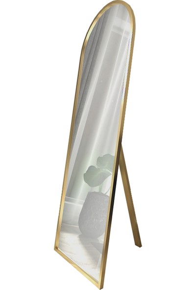 Camex Store Gold Oval Çerçeveli Ayaklı Boy Aynası Camex Store Gold Oval Çerçeveli Ayaklı Boy Aynası