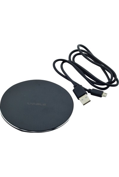 Uable Hızlı Kablosuz Şarj Cihazı Qi Sertifikalı