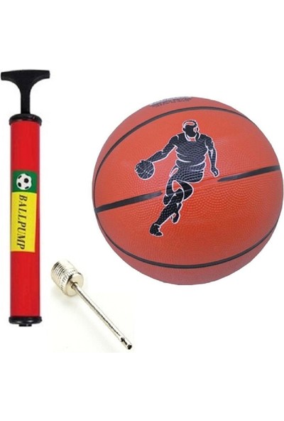 Valetto Ekonomik 7 Numara Çocuk Basketbol Topu + Pompa + Pompa Ucu