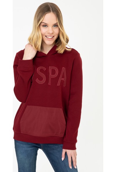 U.S. Polo Assn. Bayan Bordo Sweat Shirt