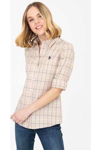 U.S. Polo Assn. Kahverengi Gömlek Uzunkol 50248001-VR130