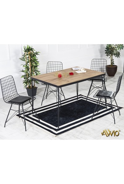 Trendy Assel Mercan 4 Kişilik 80 x 120 cm Yemek Masası Takımı Mutfak Masası Takımı Trendy Assel Mercan 4 Kişilik 80 x 120 cm Yemek Masası Takımı Mutfak Masası Takımı