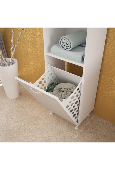 Almital Mobilya Aksesuarlari Yeni Nesil Plastik Çamaşır Sepeti Mekanizması Beyaz 1 Takım Almital Mobilya Aksesuarlari Yeni Nesil Plastik Çamaşır Sepeti Mekanizması Beyaz 1 Takım