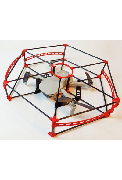 Miracle Dji Mini 2 Tam Koruma Drone Cage Kırmızı
