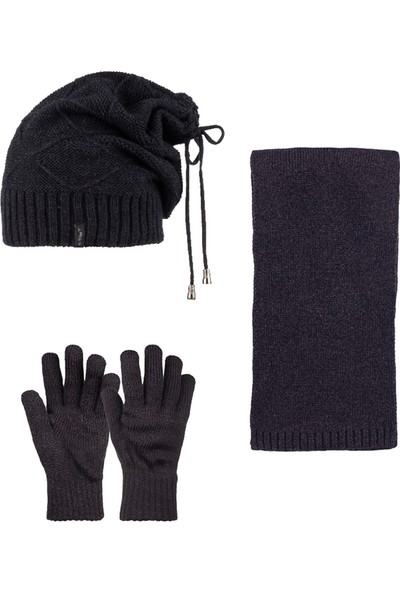 Bd Giyim 3'lü Bere Takımı Lacivert ( Bere-Eldiven-Boyunluk )