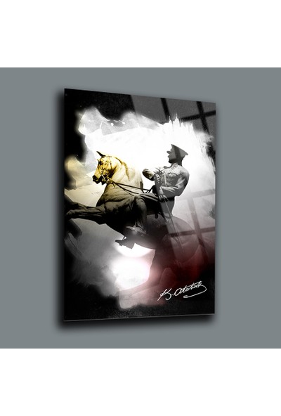 Srd Concept Atatürk 5 Cam Tablo-Atatürk Tablosu