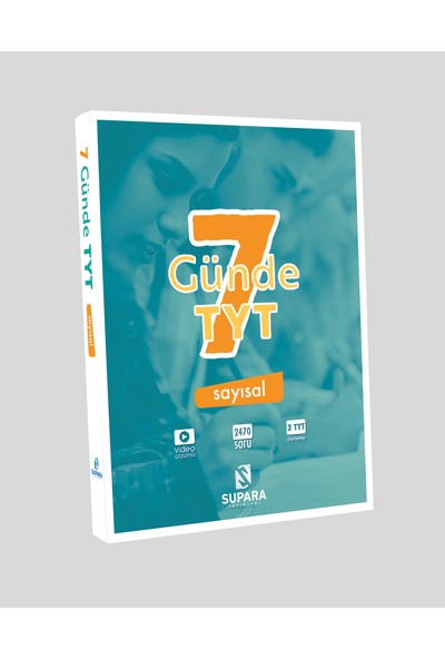 Supara Yayınları 7 Günde Tyt Sayısal Soru Bankası Supara Yayınları 7 Günde Tyt Sayısal Soru Bankası