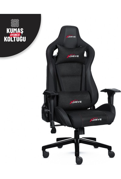 Xdrive Akdeniz Kumaş Profesyonel Oyuncu Koltuğu Siyah / Siyah Xdrive Akdeniz Kumaş Profesyonel Oyuncu Koltuğu Siyah / Siyah