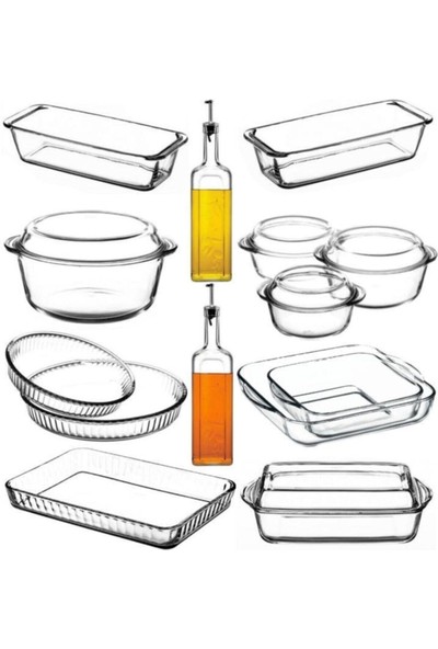 Paşabahçe Borcam Mutfak Seti - 14 Prç. Borcam Çeyiz Seti Paşabahçe Borcam Mutfak Seti - 14 Prç. Borcam Çeyiz Seti