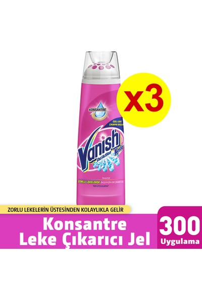 Vanish Kosla Ön Işlem Için Leke Çıkarıcı Jel 3 x 200 ml