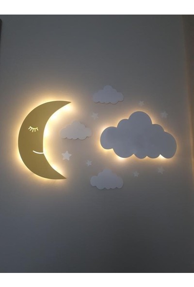 Neşeli Dükkan Çocuk Odası Dekoratif Gece Lambası Pano