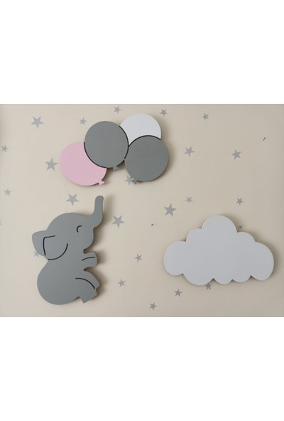 Neşeli Dükkan Çocuk Odası Dekoratif Gece Lambası Pano