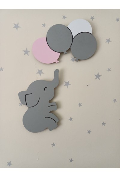 Neşeli Dükkan Çocuk Odası Dekoratif Gece Lambası Pano