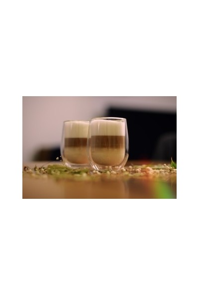 Sofianda Home Çift Çidarlı Cam Bardak 2'li 300 ml. Sofianda Home Çift Çidarlı Cam Bardak 2'li 300 ml.