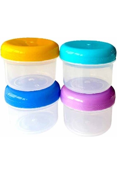 Maomao 4'lü Mini Boy Bebek Süt ve Mama Saklama Kabı Mama Kutusu 50 ml Maomao 4'lü Mini Boy Bebek Süt ve Mama Saklama Kabı Mama Kutusu 50 ml