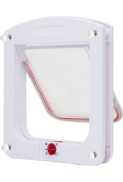 Petmito 4 Yön Kilit Mekanizmalı Kedi Kapısı 22 x 20 x 3 cm Beyaz Petmito 4 Yön Kilit Mekanizmalı Kedi Kapısı 22 x 20 x 3 cm Beyaz