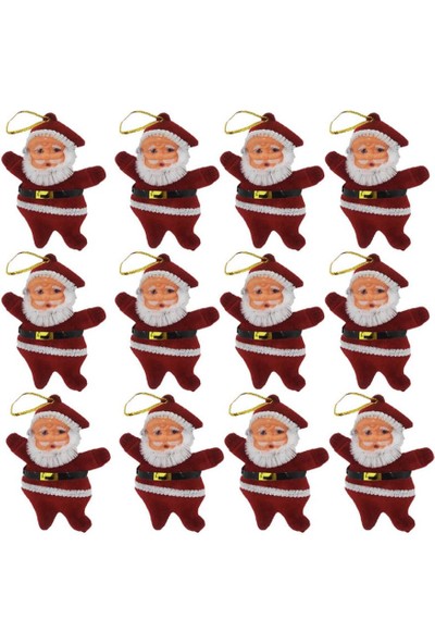 İamokstore 12'li Noel Baba Yılbaşı Süsü