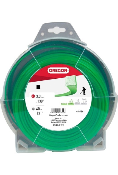 Oregon Mi̇si̇na 3,3 mm 40 mt Yeşi̇l 4 Köşe 69-426 Oregon Mi̇si̇na 3,3 mm 40 mt Yeşi̇l 4 Köşe 69-426