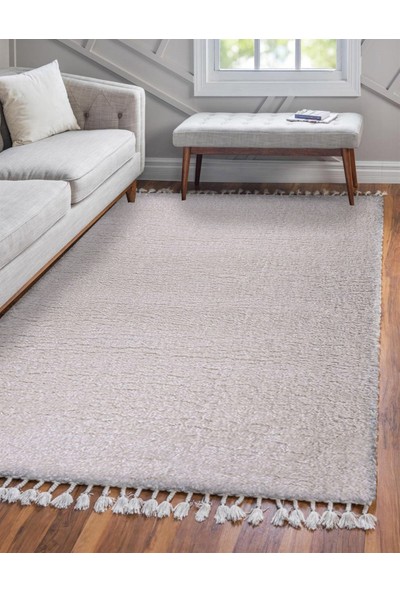 Kreasyon Halı Toz Tutmaz Shaggy Poss Makine Halısı 3200