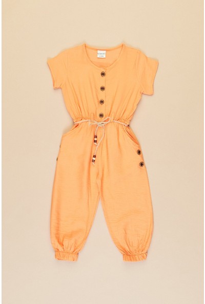 Paçası Lastikli Çocuk Tulum