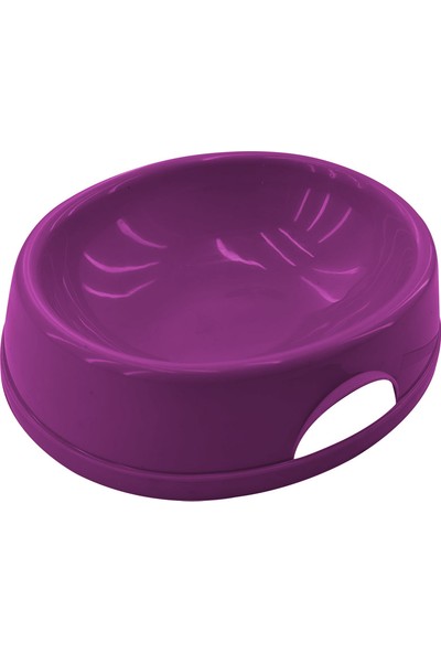 E Life Tasarım 8565 Tekli Kedi Köpek Mama Kabı Mor