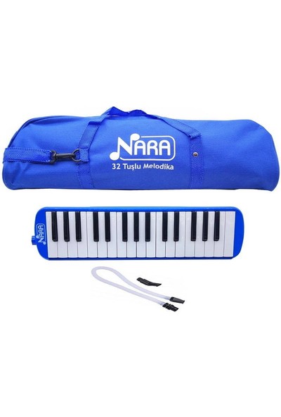 Nara Melodika 32 Tuşlu Bez Çanta Mavi Nara Melodika 32 Tuşlu Bez Çanta Mavi