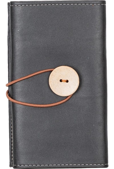 PLM Suni Deri Kablo Aksesuar Taşıma Çantası Antrasit