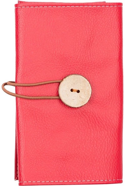 PLM Suni Deri Kablo Aksesuar Taşıma Çantası Floater Kırmızı