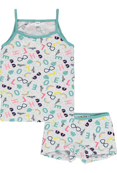 Civil Girls Kız Çocuk Iç Çamaşır Takımı 2-10 Yaş Mint Yeşili