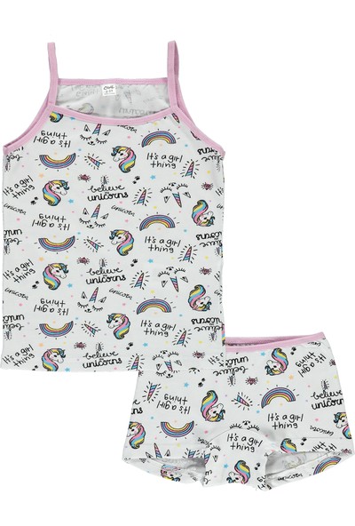 Civil Girls Kız Çocuk Iç Çamaşır Takımı 2-10 Yaş Lila