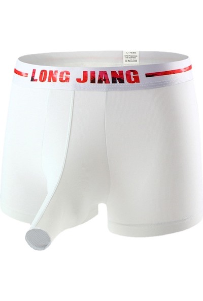 More Geniş Bel Erkek Fil Iç Çamaşırı Boxer Çıkıntı Kılıfı Erkek Külot Buz Ipek Iç Çamaşırı Şort Seksi Külot Beyaz S (Yurt Dışından) More Geniş Bel Erkek Fil Iç Çamaşırı Boxer Çıkıntı Kılıfı Erkek Külot Buz Ipek Iç Çamaşırı Şort Seksi Külot Beyaz S (Yurt Dışından)