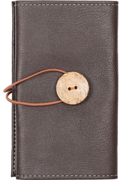 PLM Suni Deri Kablo Aksesuar Taşıma Çantası Rustik Kahve