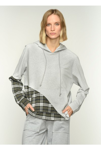 People By Fabrika Sweatshirt, M, Gri