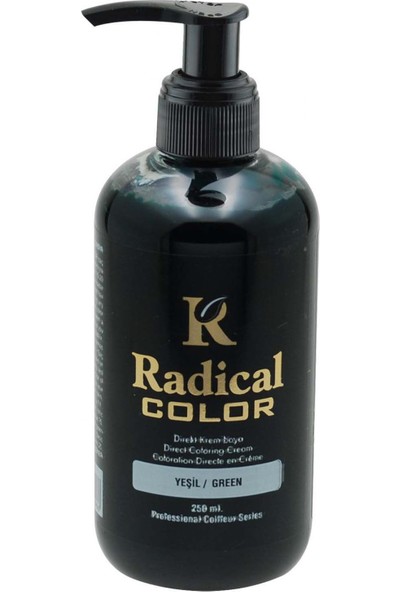 Radical Color Su Bazlı Saç Boyası 250 Ml Yesil