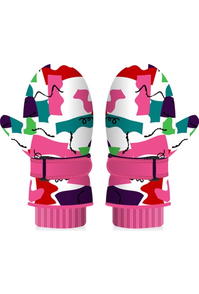 Golovejoy Çocuk Desenli Kayak Eldiveni - Çok Renkli (Yurt Dışından)