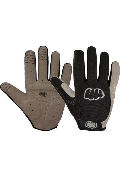 Shopfocus Kış Için Termal Tam Parmak Eldiven L - Gri (Yurt Dışından)