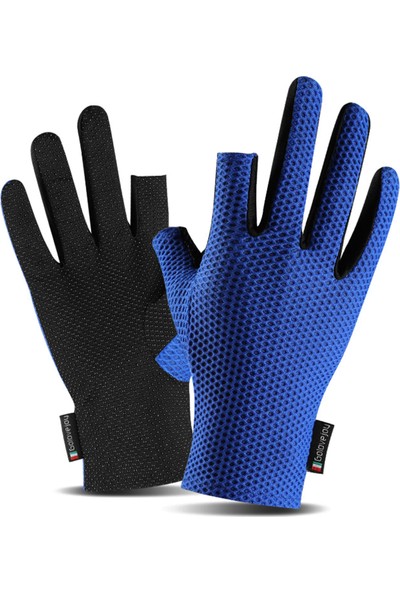 Golovejoy Kaymaz Balıkçılık Eldiveni - Mavi (Yurt Dışından)