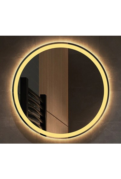 Global Led Mirror Banyo Lavabo Aynası Ledli Yuvarlak 70 cm Ayna