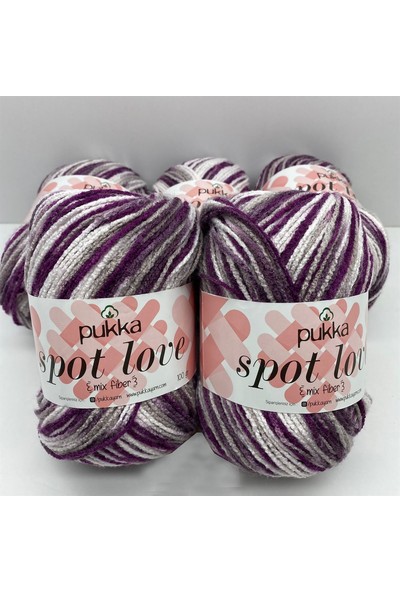 Spot Love YM0500 Spotlove Akrilik El Örgü Ipliği 5li Paket