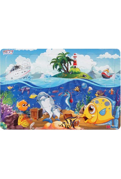Witty Puzzlezz 20 Parça Puzzle : Sevimli Balıklar Witty Puzzlezz 20 Parça Puzzle : Sevimli Balıklar