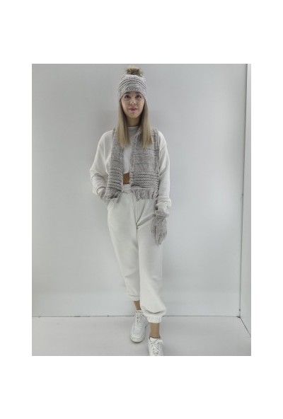 Mgs Life Kadın Eldiven Bere Atkı Takım