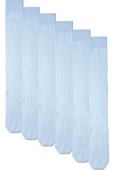 Erceys Kadın Bambu Dizaltı Kolej Çorabı 6'lı