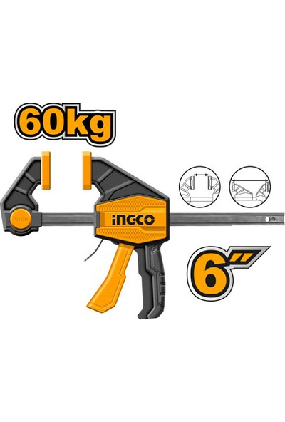 Ingco Endüstriyeltetik Tipi Mengene 150MM Ingco Endüstriyeltetik Tipi Mengene 150MM