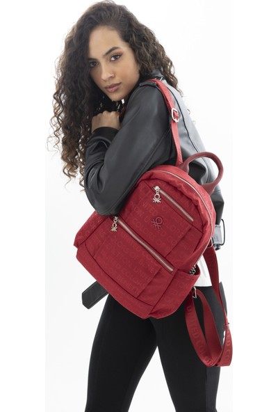 United Colors Of Benetton Benetton Kadın Sırt Çantası Kırmızı BNT537